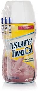 ENSURE TWOCAL BOTTLE STRAWBERRY FLAVOUR - 200ML X 1 : Amazon.co.uk: Grocery