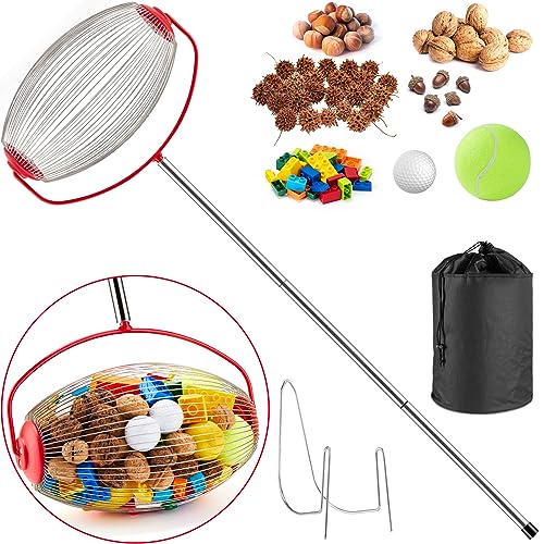 Snapklik.com : Large Nut Gatherer Rolling, Acorn Picker Upper Roller ...