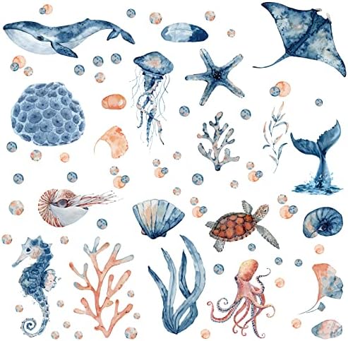 Glow in The Dark Fish Wall Stickers, Theme Fluorescent Stickers ...