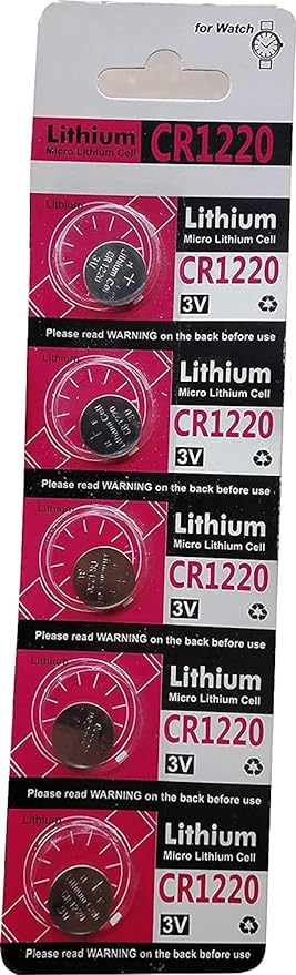 Lithium Cr1220 Coin Type 3V Micro Lithium Cell Battery for Dvr, Watch ...