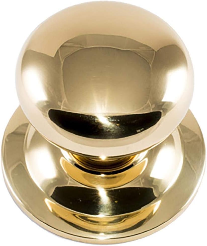 MICEL - 10009 - Pomello liscio per porte d'ingresso, rotondo, finitura ...