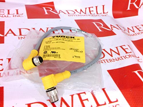 TURCK WKC 8T-0.4-WSC 8T/S849 MEDIUM PLUG BODY, T BARB FITTING, M12 ...