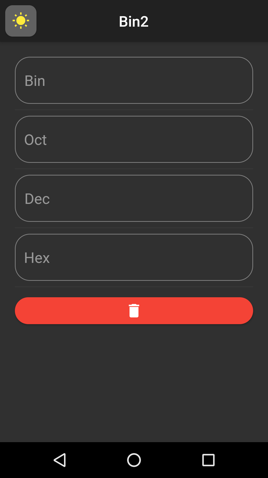 bin2 - Binary numbers converter - App on Amazon Appstore