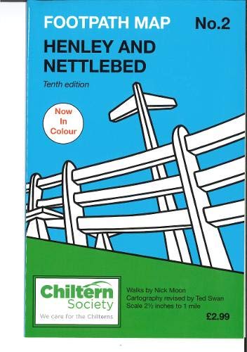 Chiltern Society Footpath Map 2. Henley and Nettlebed: Tenth Edition ...