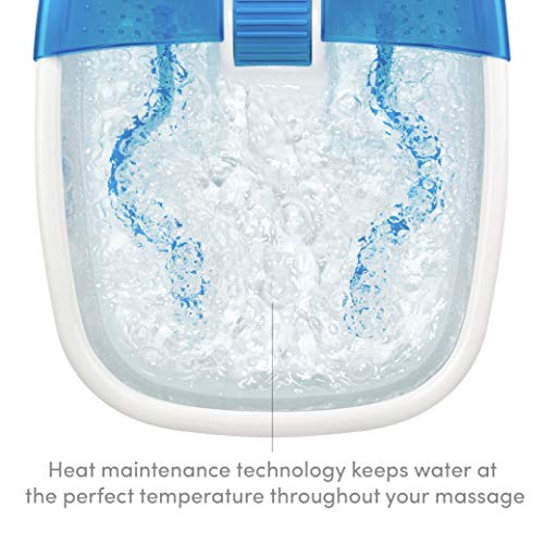 Homedics Bubble Bliss Deluxe Foot Spa with Heat Massaging Arch, 3 ...