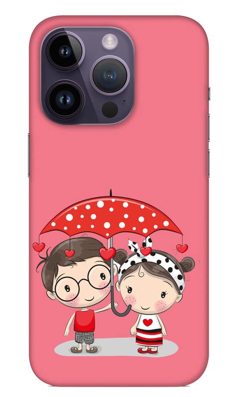 Goyanka Ecom Rainy Season Couple Back Cover for Apple iPhone 14 Pro ...