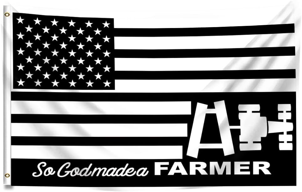 Amazon.com : Arbinger Farmer Flag 3x5ft Double Sided God Made A Farmer ...