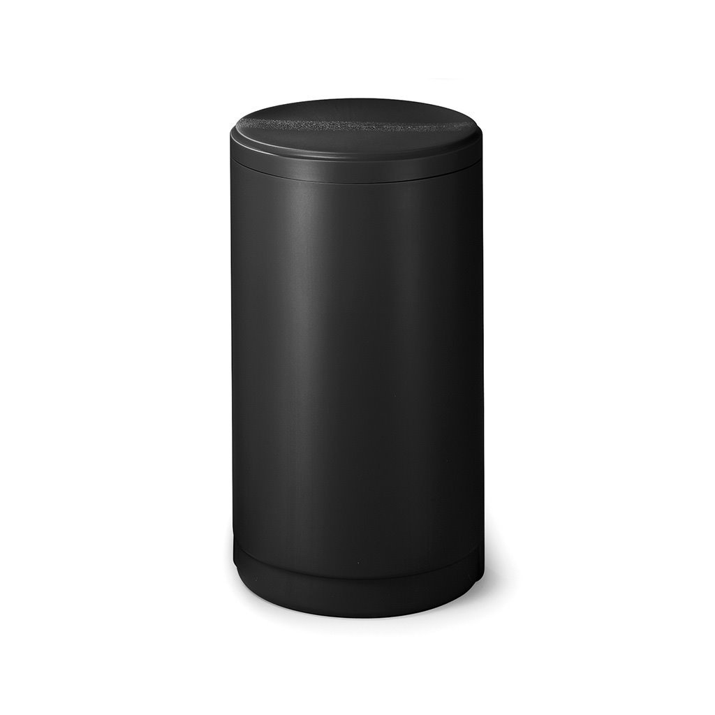 18-inch x 33-inch Black Round Salt Brine Tank for Water Softeners with ...