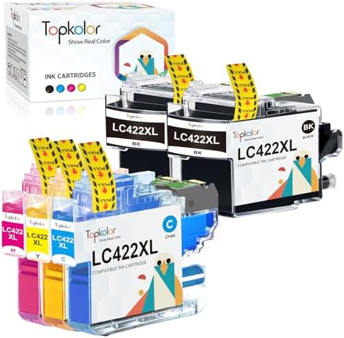 LC422XL Ink Cartridges Replacement for Brother LC422XL LC422 LC ...