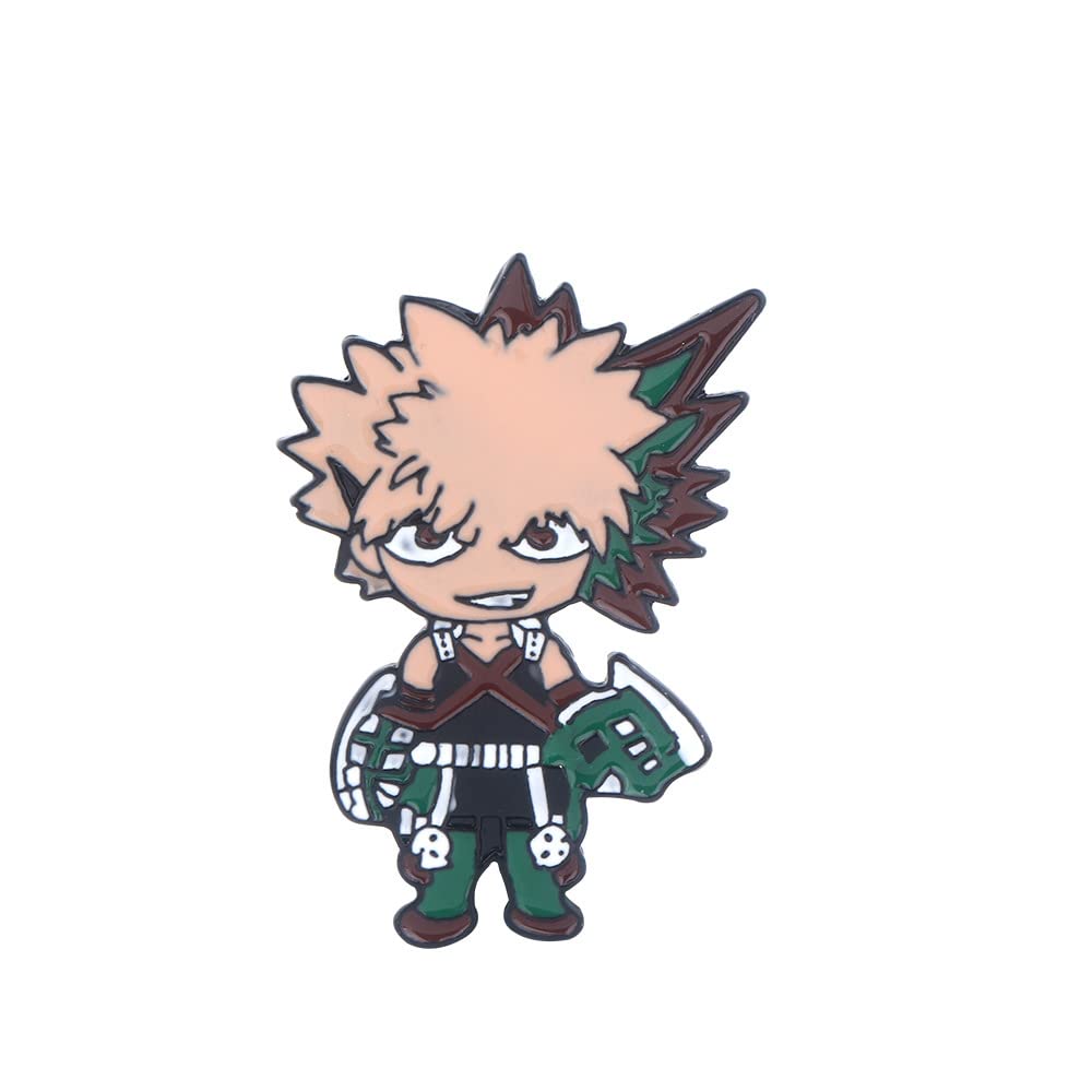 Mha Bakugo Enamel Pins Brooches Anime Deku Badges Pins Halloween ...