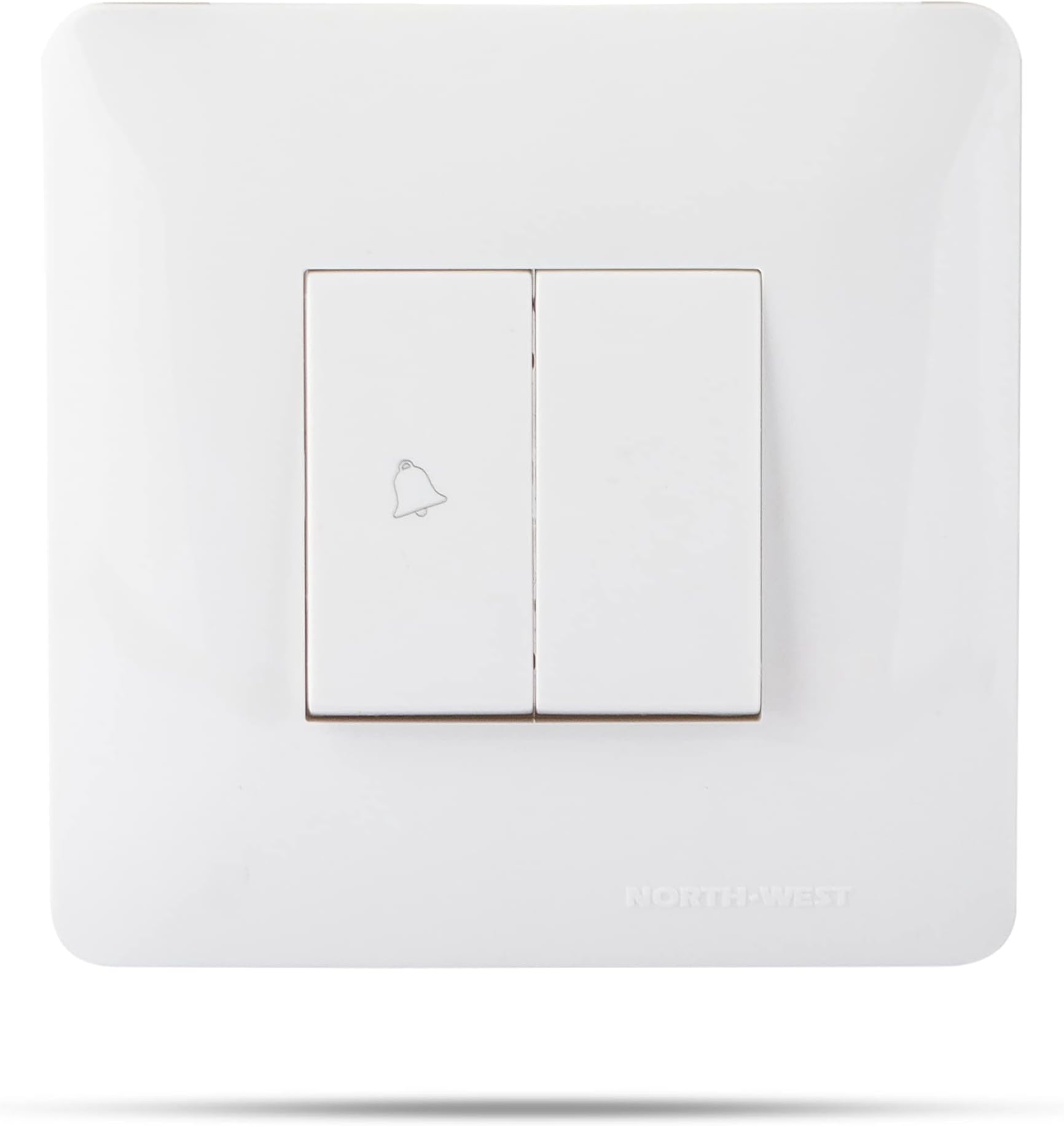 Wipro Northwest (Venia) Switch Combo of 2M Plate + 1M Bell Push + 1 6A ...