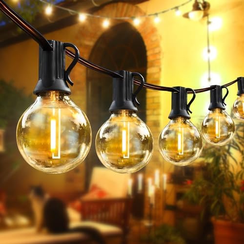 LED Fairy Lights Outdoor, 10 m Fairy Lights Outdoor Power with 15 + 1 ...