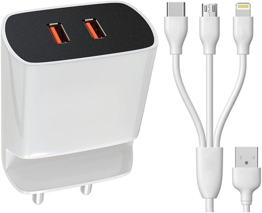 Dualport 3 in 1 Charger for Samsung Galaxy J2 Pro (2016) Original QC ...