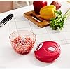 Amazon Brand - Solimo 500 ml Large Vegetable Chopper with 3 Blades ...