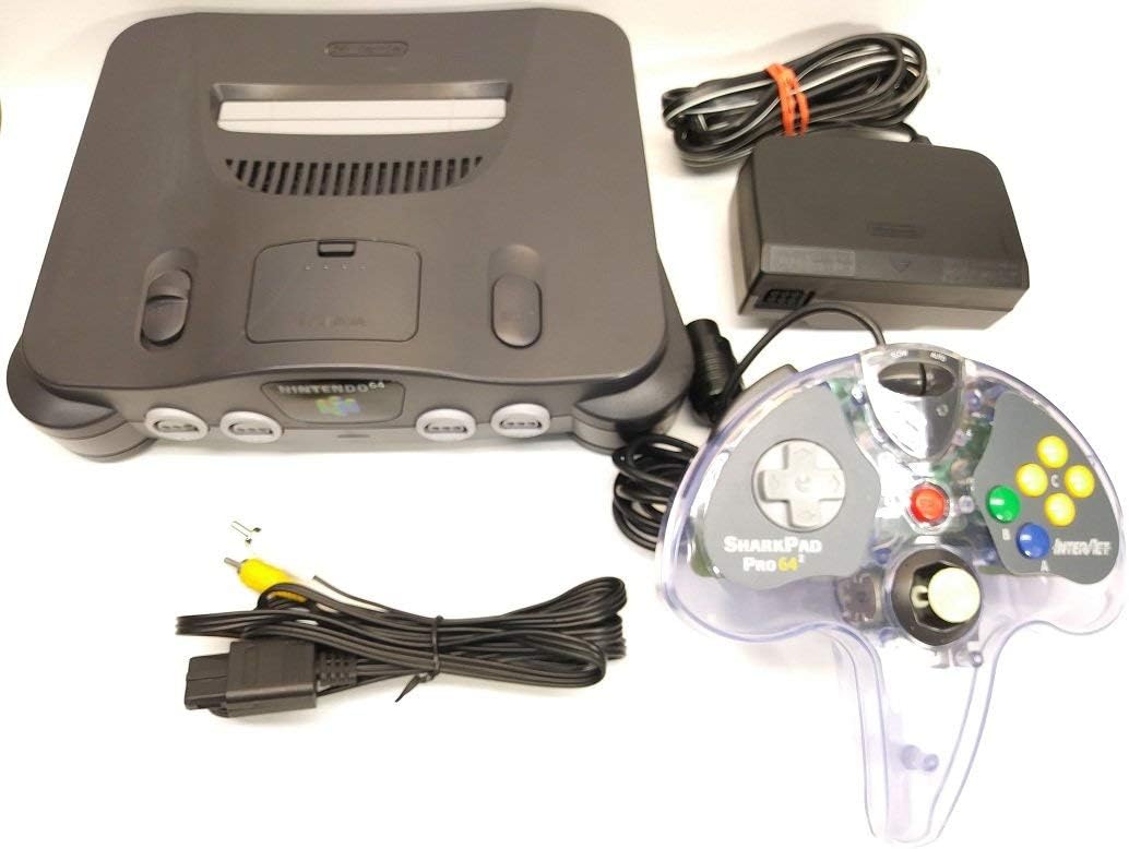 Nintendo N64 Console Bundle W, One Controller (Renewed): Video Games ...