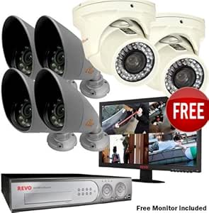 Amazon.com: Revo Elite 8 Channel 2 TB with 4 Bullets / 2 Revo Elite ...