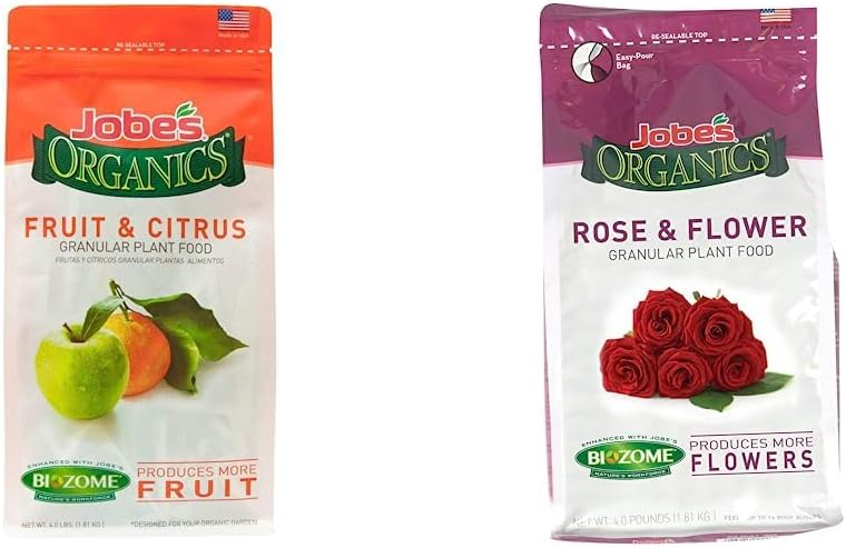 Jobe’s Organics 09226NA – Alimento granular para plantas, frutas y ...