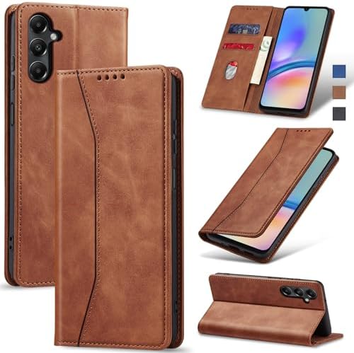 SUANPOT for Samsung Galaxy A05/A05S case with [Credit Card Holder][RFID ...