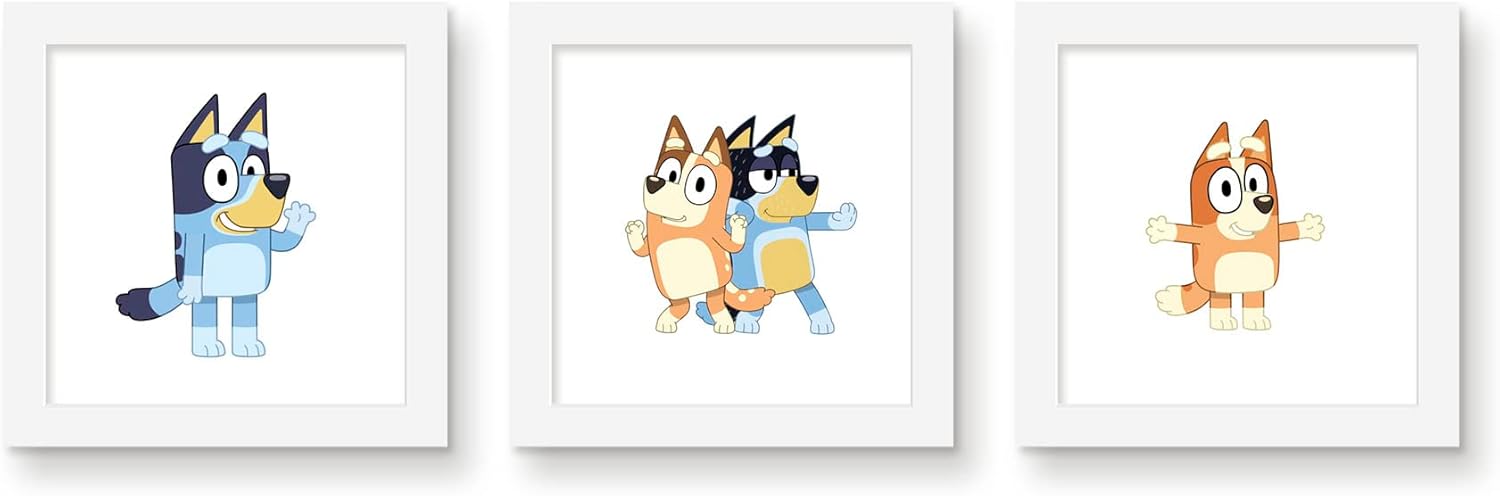 Amazon.com: Trends International Gallery Pops Bluey - Sisters Wall Art ...