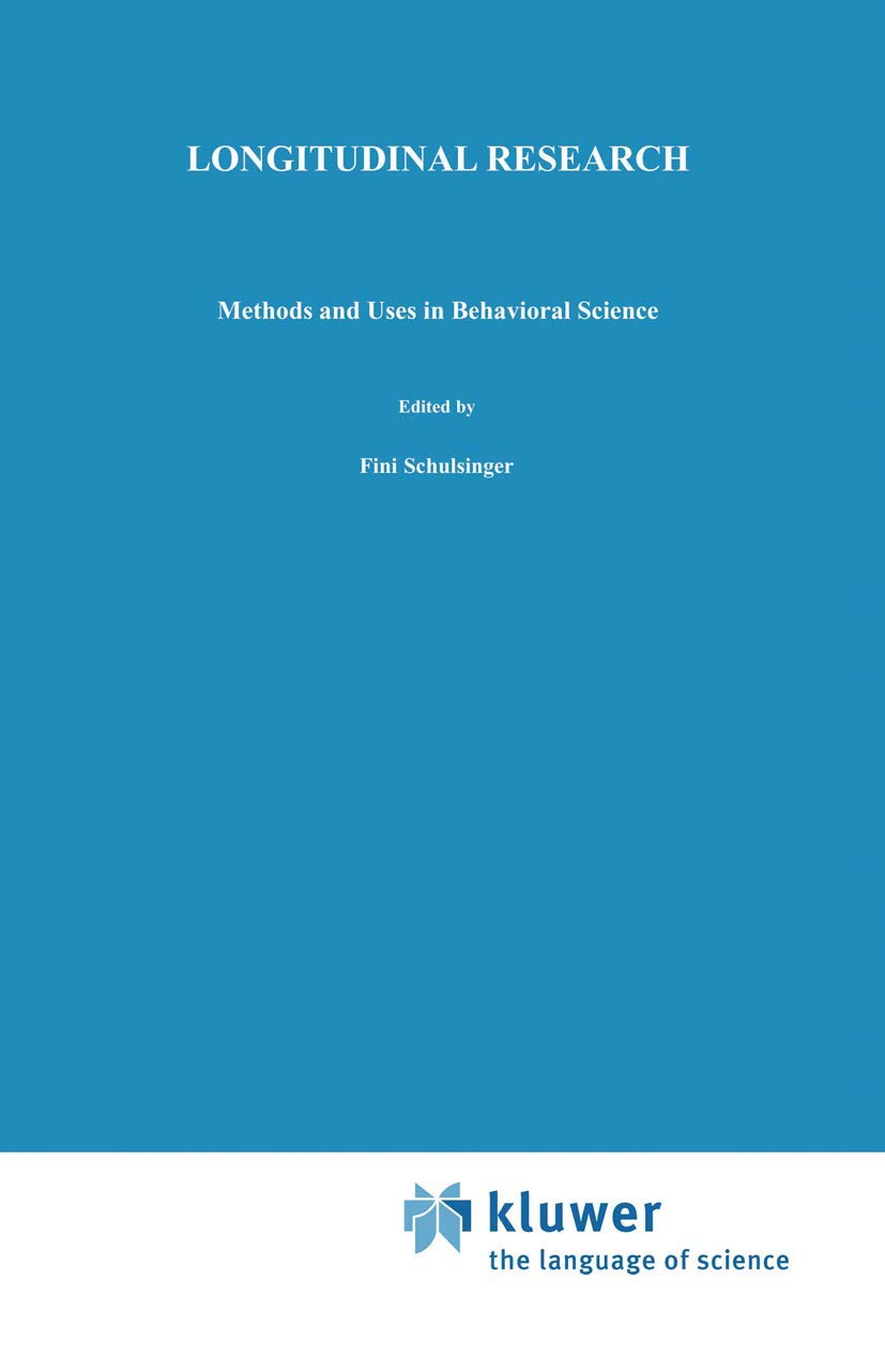 Amazon.com: Longitudinal Research: Methods and Uses in Behavioral ...