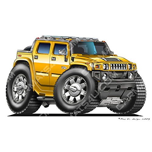 Hummer H2 Yellow Wallpaper
