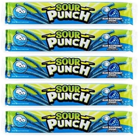Amazon.com: Sour Punch Straws Bundle 5 Items Gift Assortment 2 ounce ...