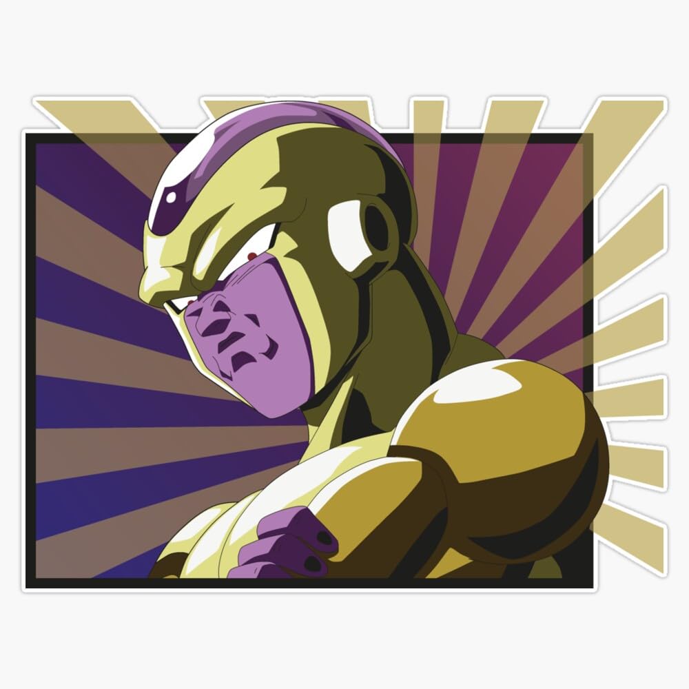 Amazon.com - Golden Frieza Bumper Sticker Vinyl Decal 5"