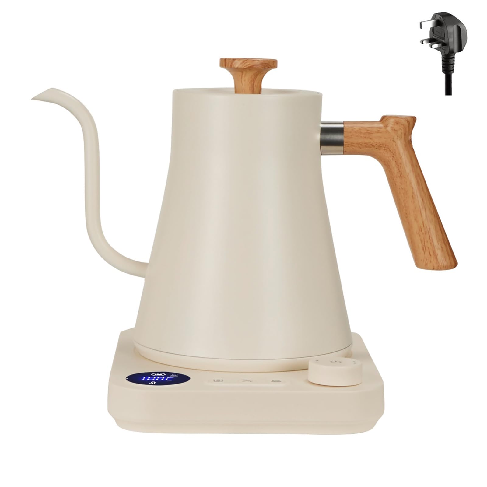 ANIROY Electric Gooseneck Kettle, Intelligent Constant Temperature ...