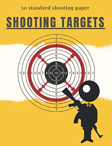 50 standard shooting targets: target sheets for shooting, 50 Range ...