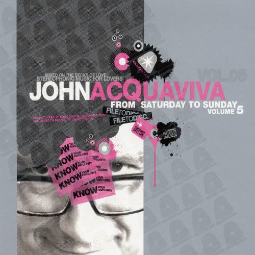 Amazon.com: Vol. 5-John Acquaviva: From Saturday to Sunday: CDs y Vinilo