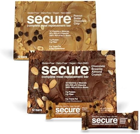 Amazon.com : ANDREW LESSMAN Secure Complete Meal Replacement Bars - 7g ...