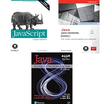 KIT 3 VOL: PROGRAMAÇÃO EM JAVA - JAVASCRIPT O GUIA DEFINITIVO + JAVA ...