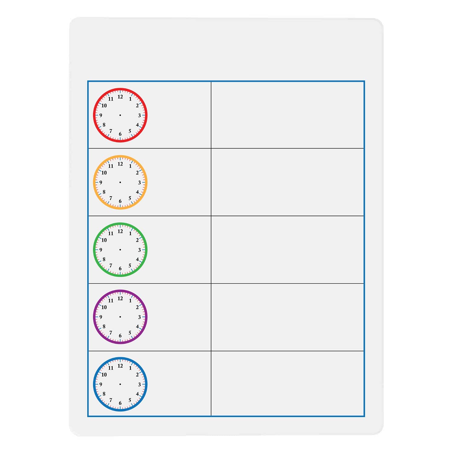 Blank Analog Clock Printable