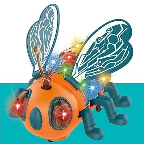Buy OCTRA Lighting Bee Toy Plastic 3D with 360 Degree Rotation Funny ...