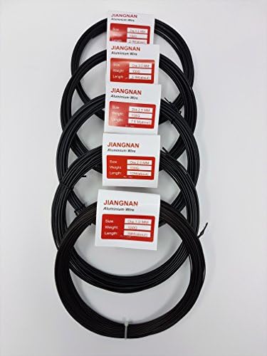 QWORK® Bonsai Wire Set, Tree Training Wire Anodized Aluminum Wire for ...