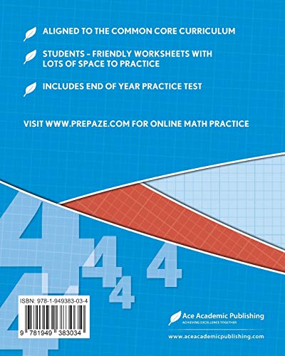 Snapklik.com : 4th Grade Math Workbook: CommonCore Math Workbook