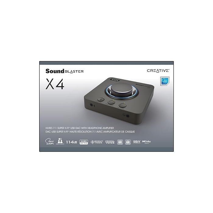 Buy Creative Sound Blaster X4 Hi-Res 24bit/192kHz External USB DAC and ...