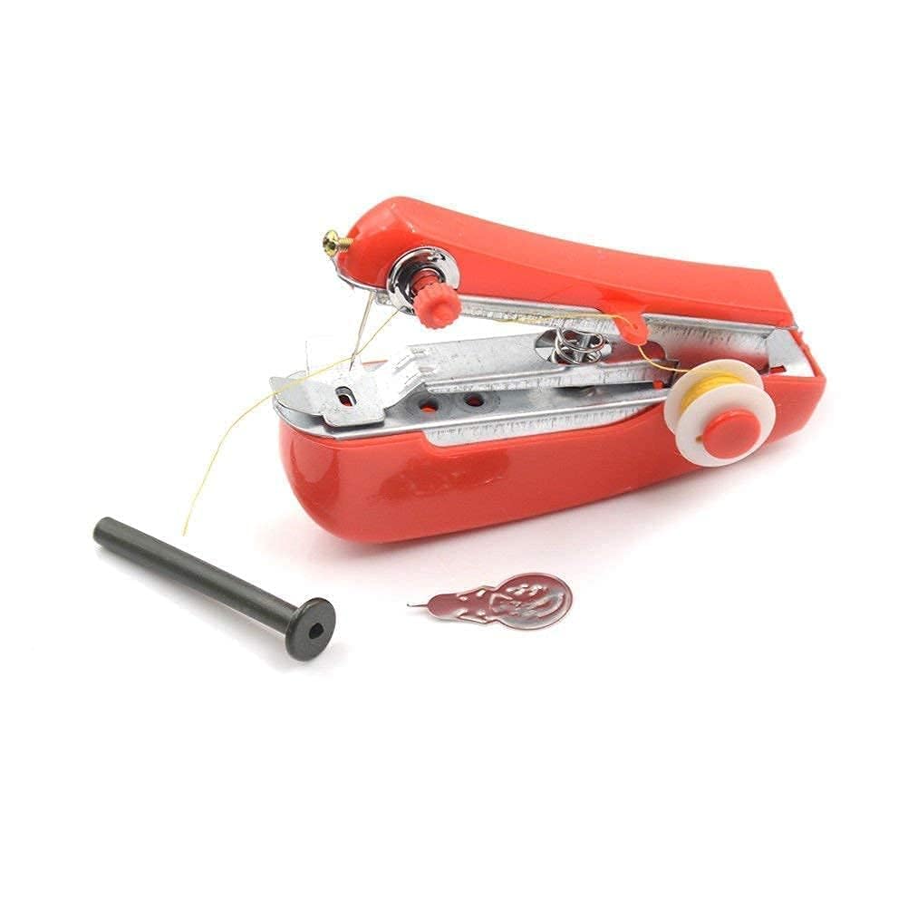 Portable Mini Manual Stapler Hand Sewing Machine - Cordless, Travel ...