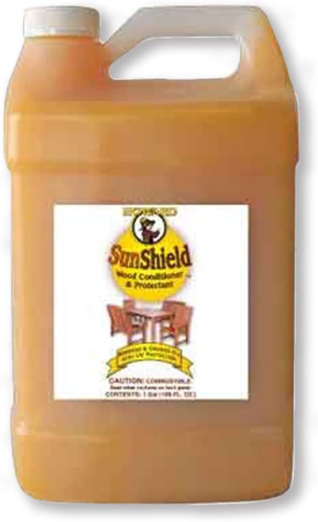 Amazon.com: Howard Sun Shield Outside Wax for Wood Gallon, Wood Wax ...