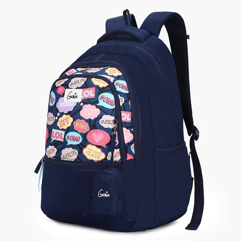 Buy Genie BFF Blue in Color Laptop Backpack 19 inch at Amazon.in