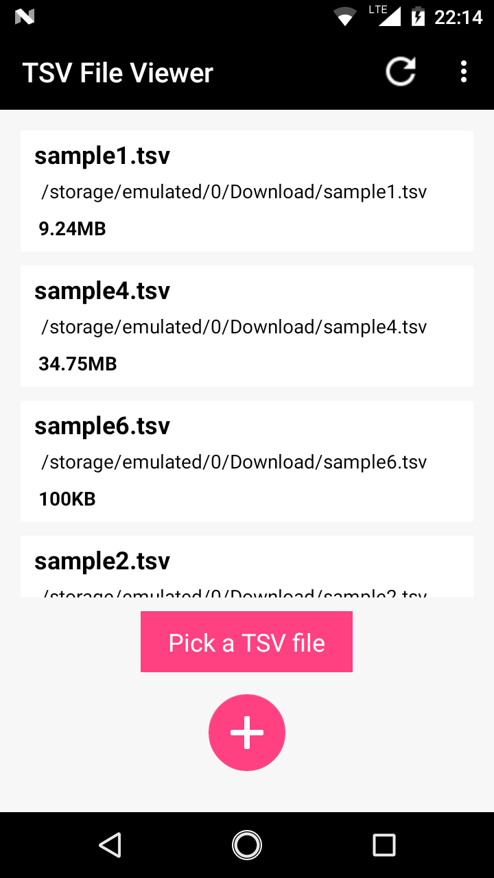 TSV File Viewer - App on Amazon Appstore