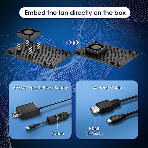 Snapklik.com : Vemico Raspberry Pi 4 Model B 4GB Set RAM 4GB Base ...