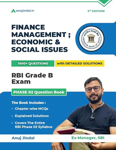 RBI Grade B Phase 2 Finance Management and Economic & Social Issues Practice Questions book by ...