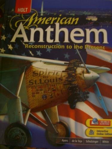 Amazon.com: Holt American Anthem: Reconstruction to the Present: HOLT ...