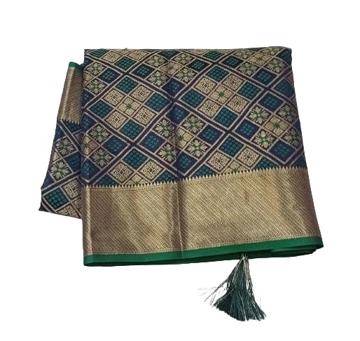 Buy Womens Saree Silk Banarasi Kanjivaram Paithani Bandhani Weaving ...
