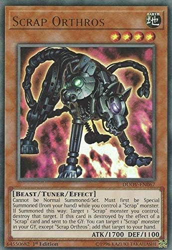 Amazon.com: Scrap Orthros - DUOV-EN067 - Ultra Rare - 1st Edition ...