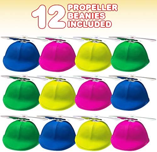Amazon.com: ArtCreativity Propeller Beanie Hats for Kids, Pack of 12 ...