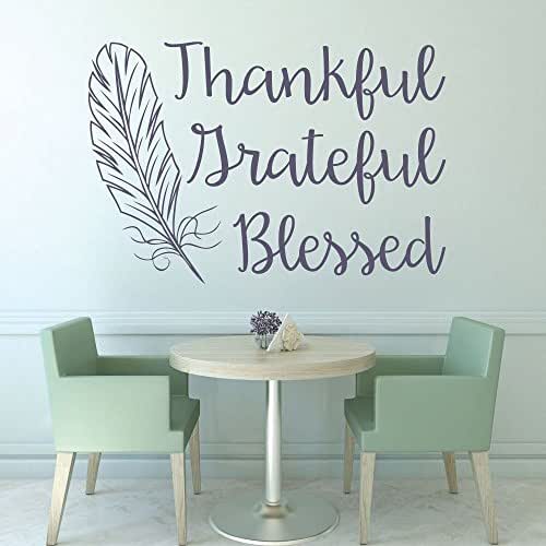 Amazon.com: Thanksgiving Decorations - Thankful Grateful Blessed With ...