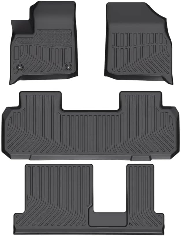 Amazon.com: GINOWY®- Floor Mats for Chevy Traverse 2018-2024丨 8 ...