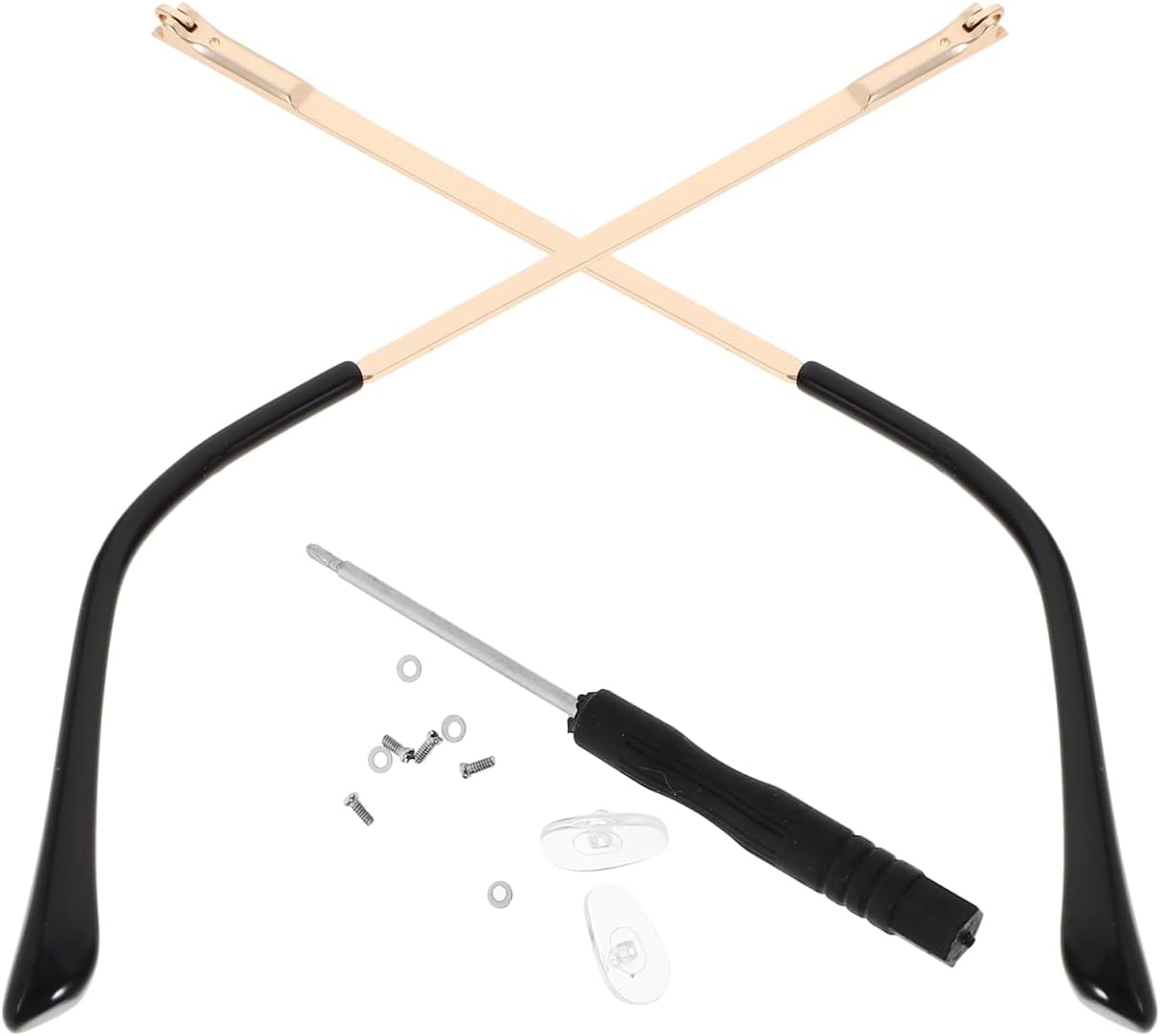 Amazon.com: PLAFOPE Universal Glasses Arm Replacement Metal Spring Leg ...